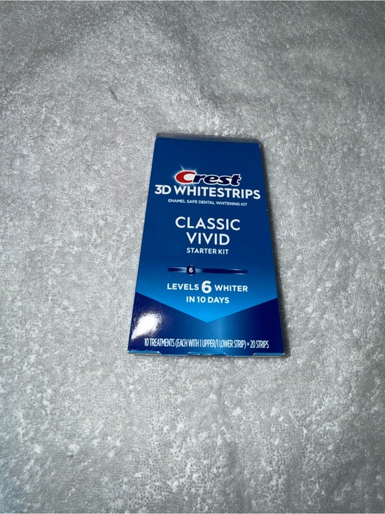 Crest | Other | Crest 3d Whitestrips Classic Vivid Blue Packaging ...